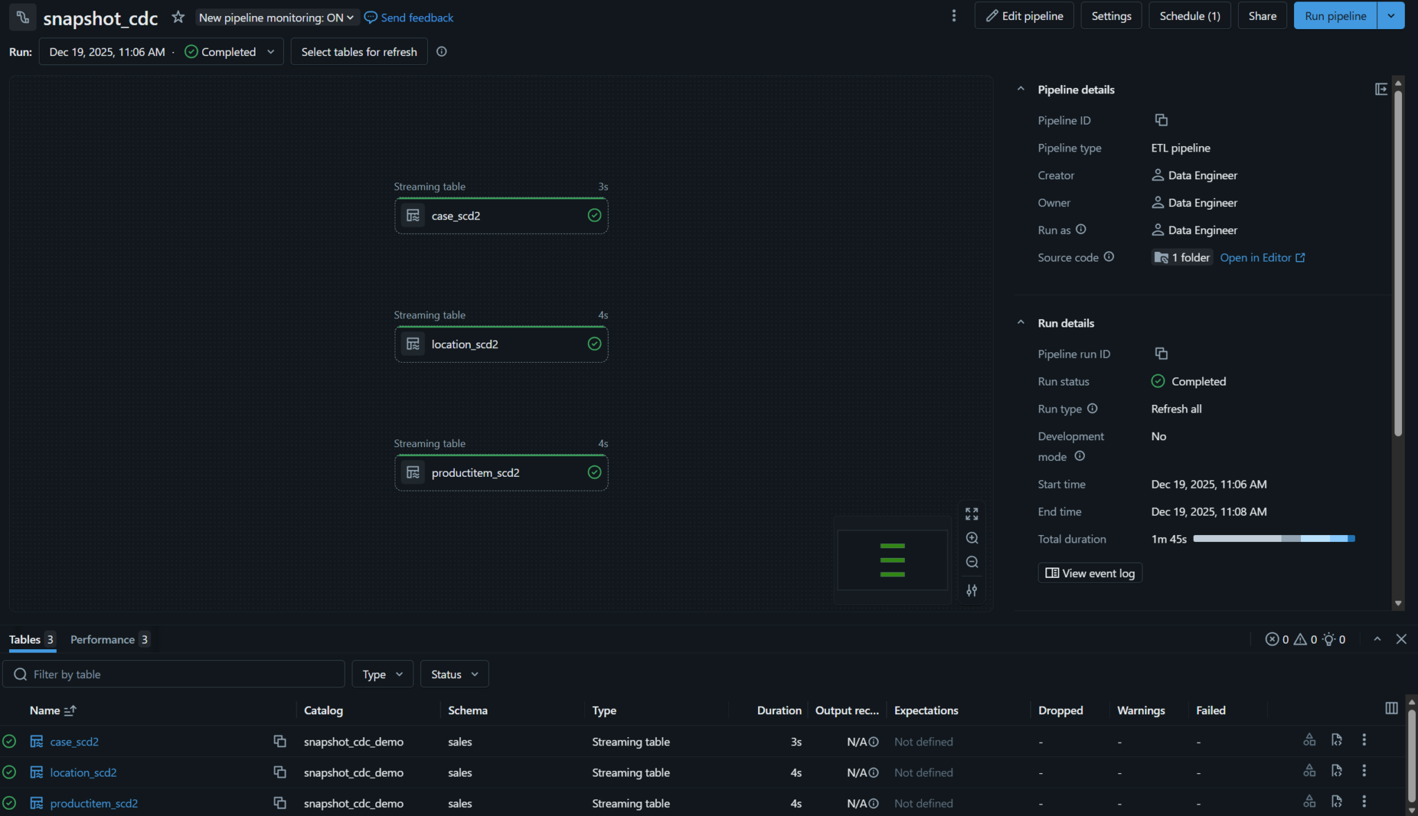 Simplifying CDC from snapshots in Databricks Lakeflow Spark Declarative ...